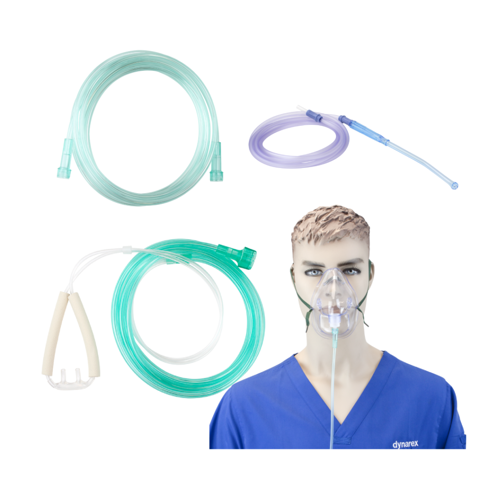 Standard Soft Goods (Nasal Cannula, O2 Mask, O2 extension Tubing 25 ...